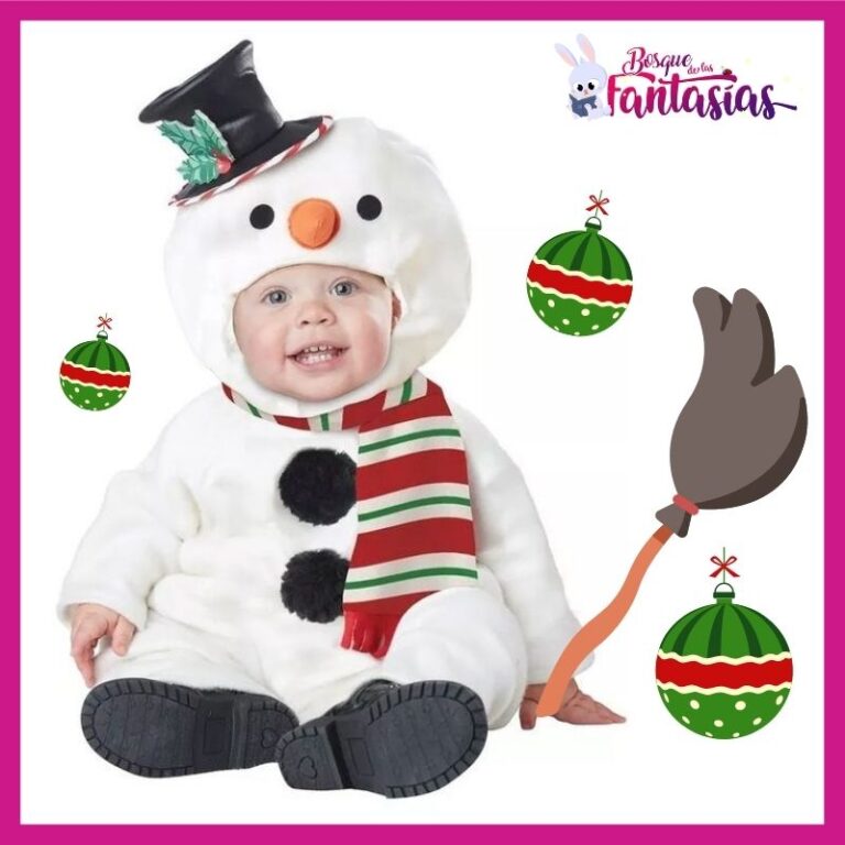 Cómo hacer un disfraz de MUÑECO de NIEVE para niños