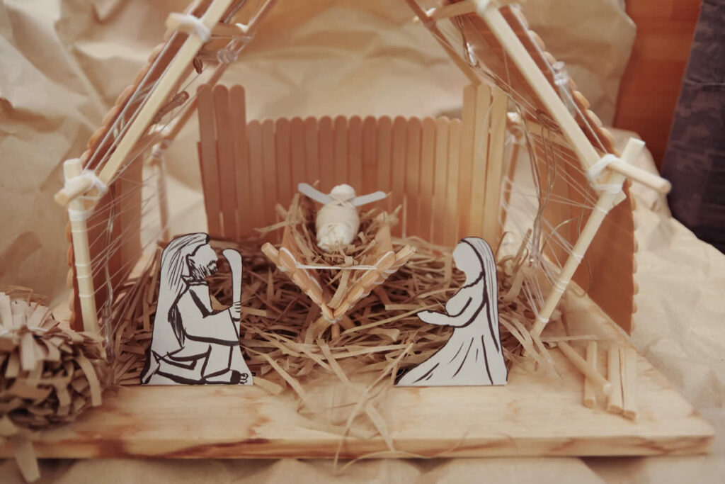 Ideas para hacer un Belén con materiales reciclados