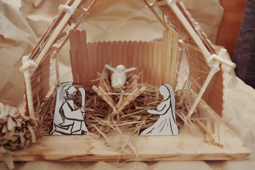 Ideas para hacer un Belén con materiales reciclados